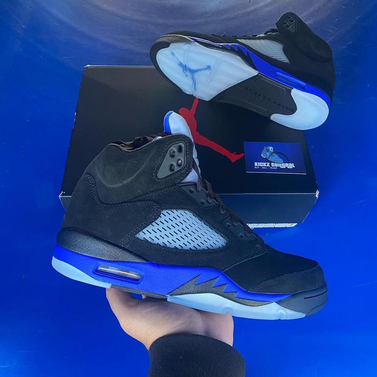 Jordan 5 Racer Blue Size : UK 8 Condition : brand... - Depop