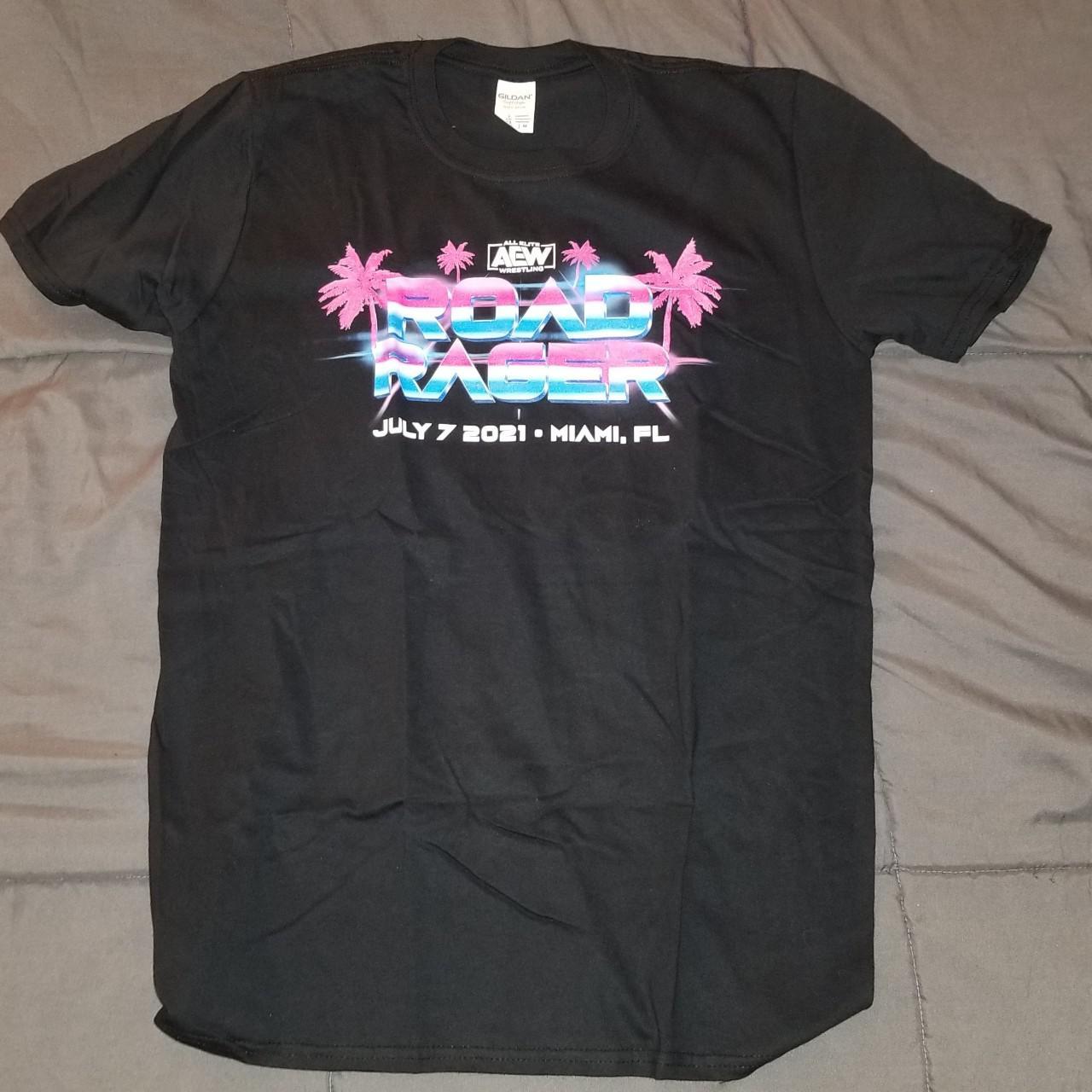 AEW Road Rager logo shirt. Men's medium. Never worn.... - Depop