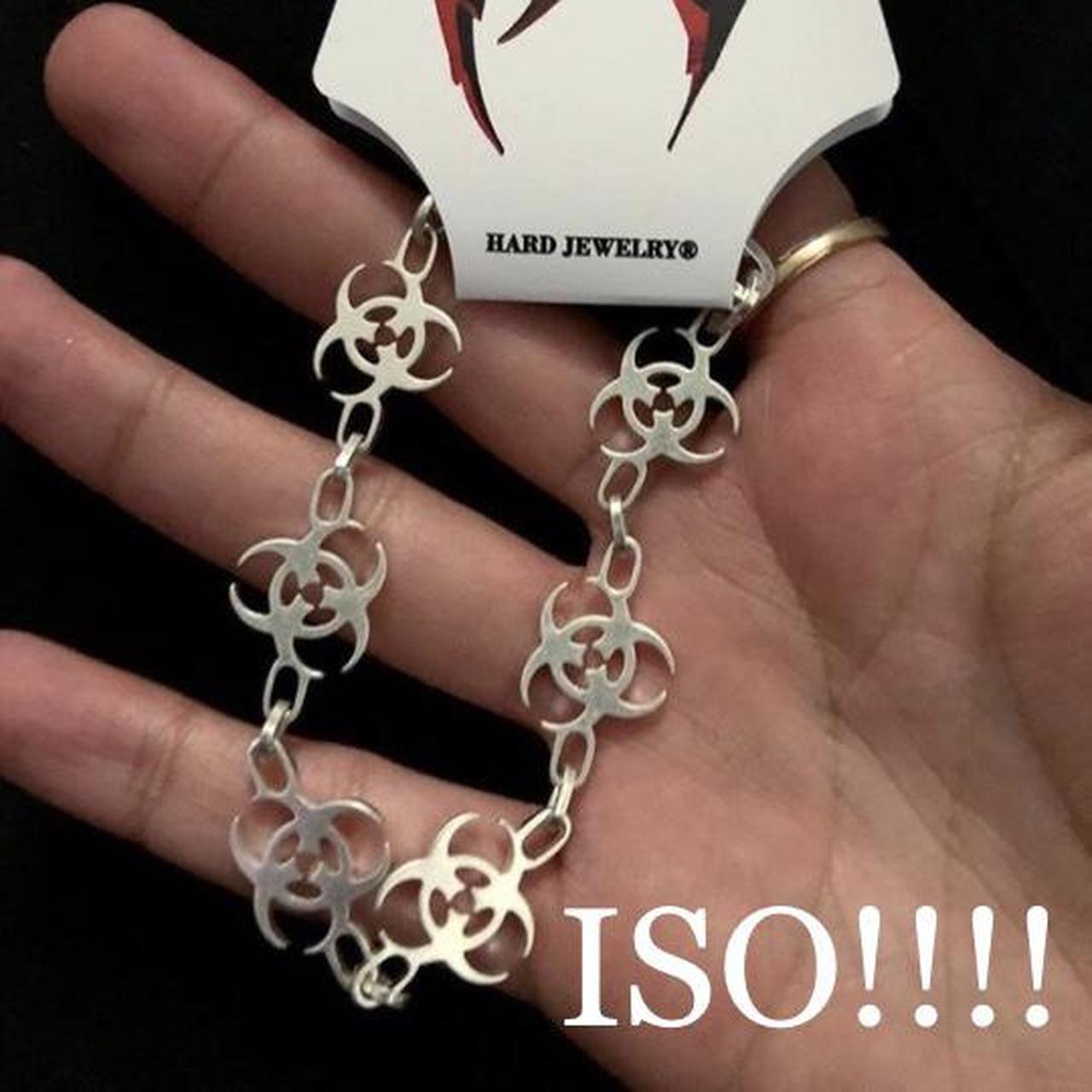 ISO HARD JEWELRY BIOHAZARD BRACELET!!! dont buy the... - Depop