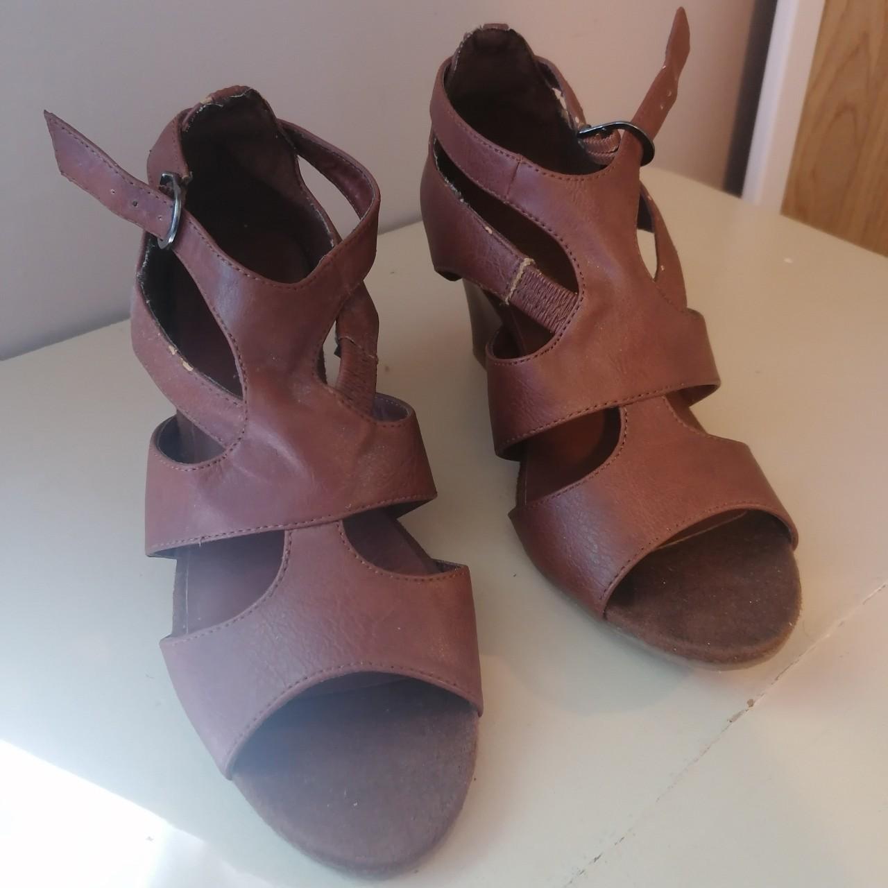 A lovely pair of Firetrap summer wedge sandals with... - Depop
