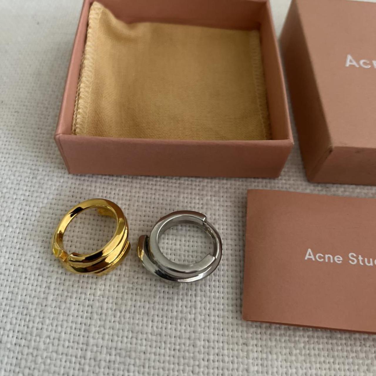 Acne Studios Aline Ring In Gold/silver. 2... - Depop