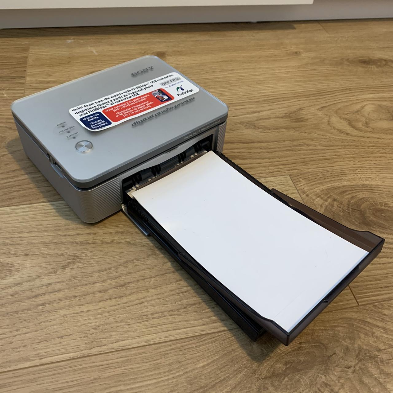 Mini digital Sony printer prints 4”by 6 photos using... - Depop