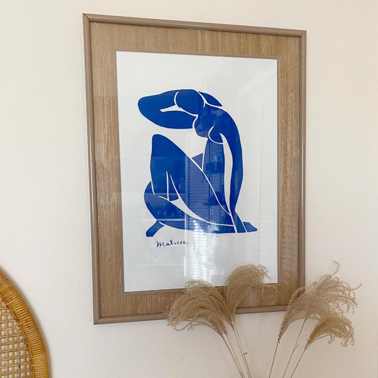 Vintage frames “Nu Bleu” Matisse art print :... - Depop
