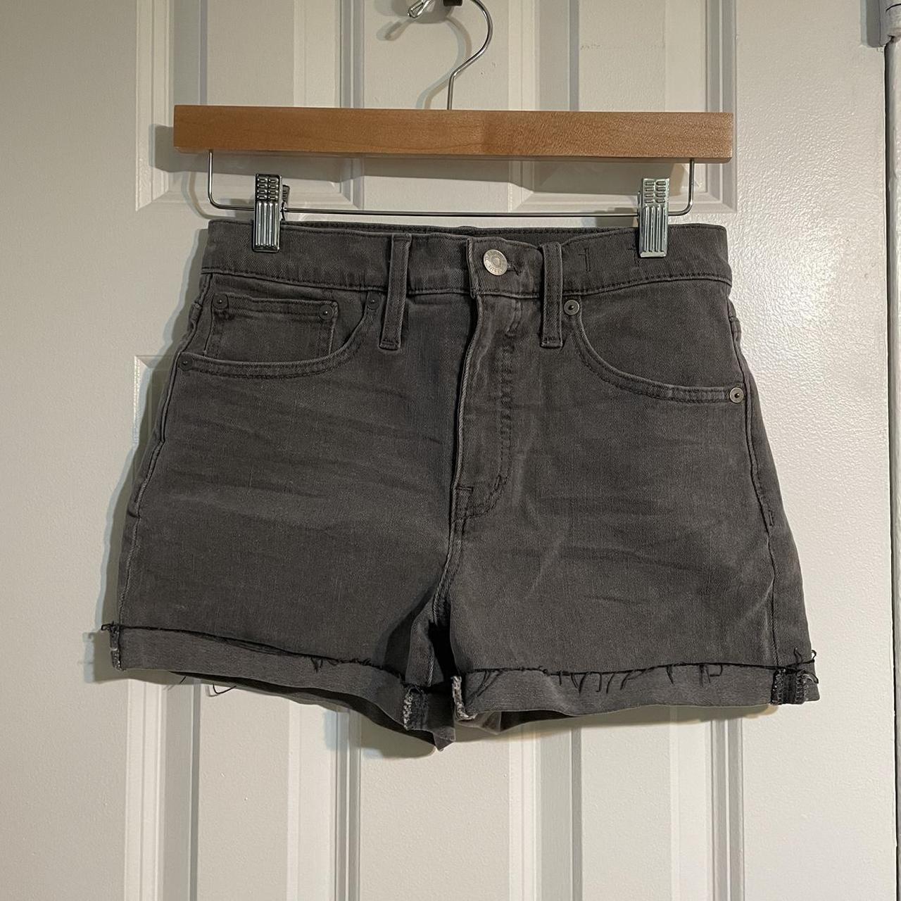 High waisted denim shorts Materials: 99% cotton 1%... - Depop