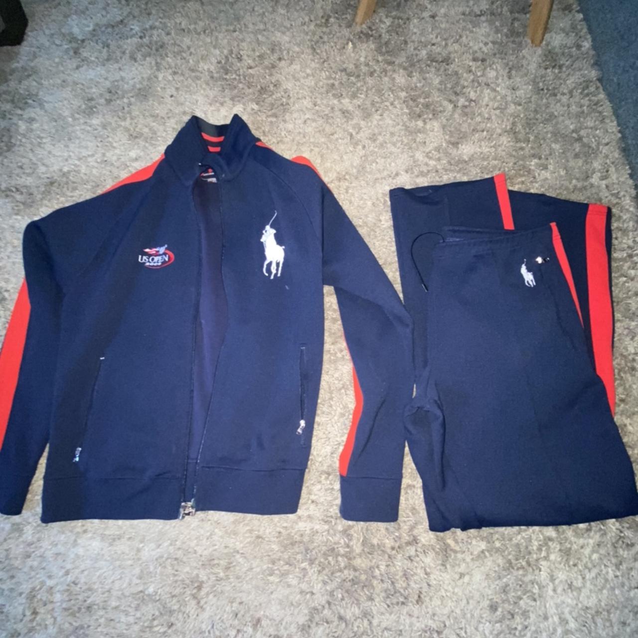 Ralph Lauren US Open Track suit #vintage #tracksuit... - Depop