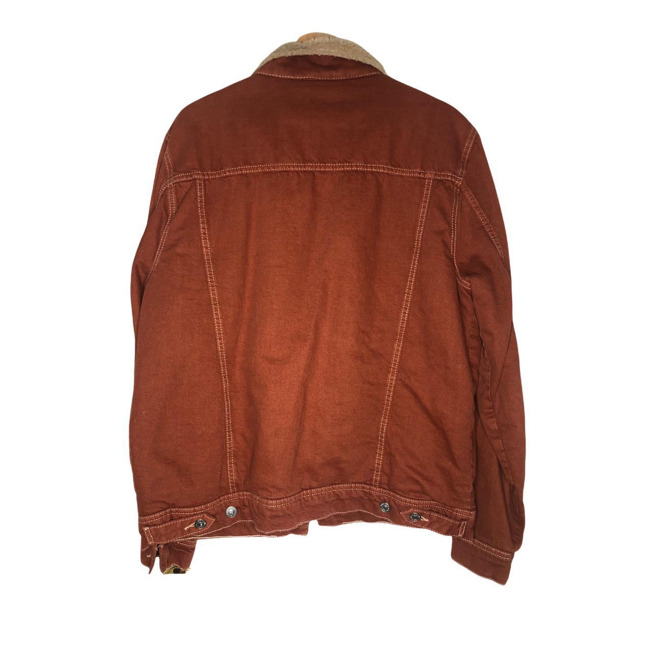 Men’s Zara Fleece lined denim jacket Color:... - Depop