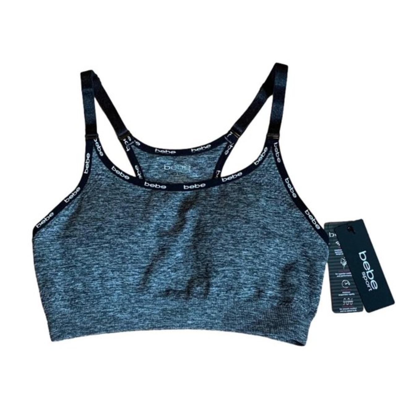 NWT - Bebe Sport Mini Logo Cami Bra (Size:... - Depop