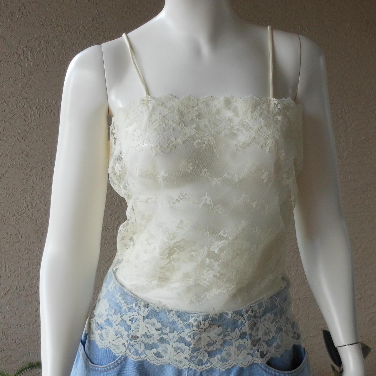 Vintage Lace & Sheer Mesh Luxury. So Femme &... - Depop