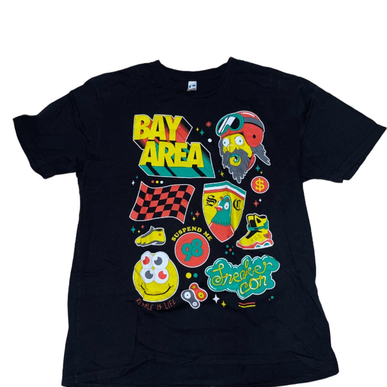 Sneaker con Bay Area Merch Black Worn - Depop