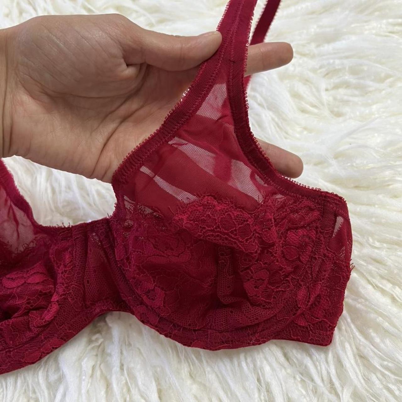 Gilligan o'Malley mesh and lace bra 34B Shipping is... - Depop