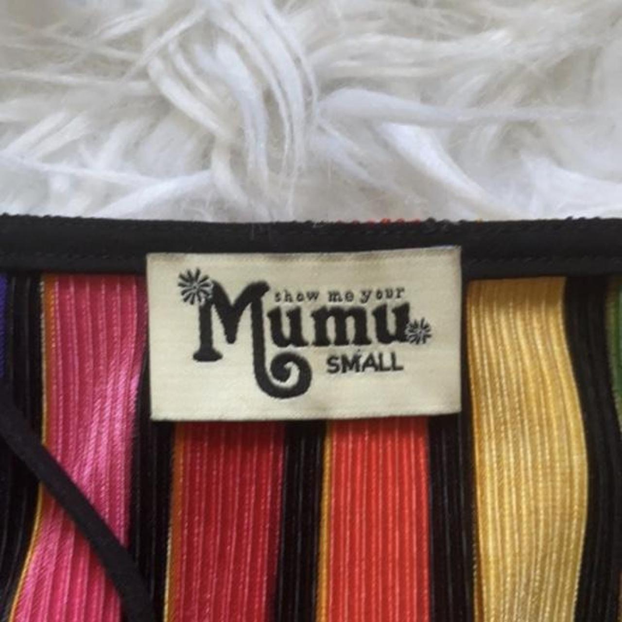 Show me your Mumu rainbow Julia top size... - Depop