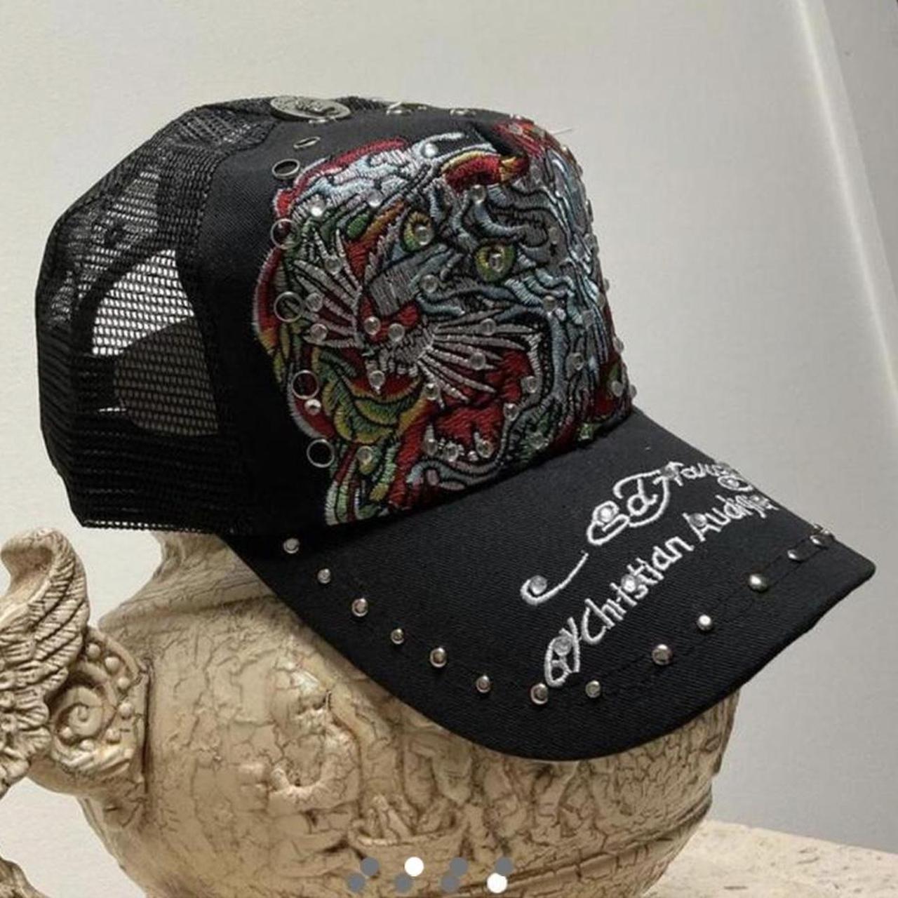 Ed hardy cap 🧢 Ed Hardy trucker hat Ed Hardy tiger... - Depop