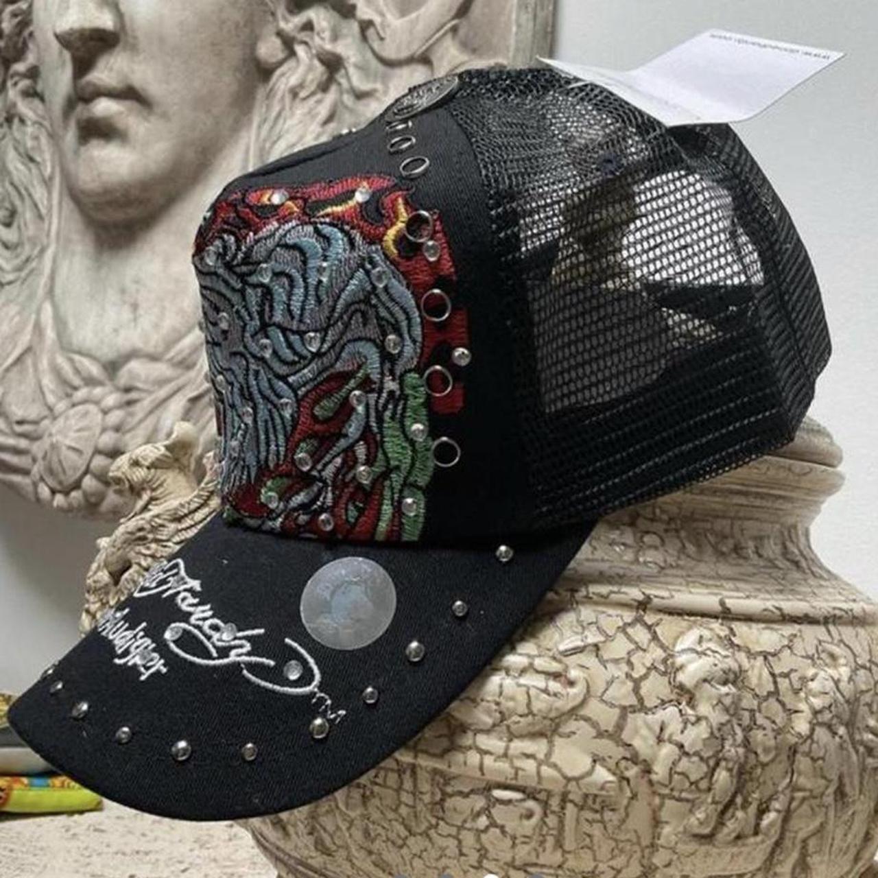 Ed hardy cap 🧢 Ed Hardy trucker hat Ed Hardy tiger... - Depop