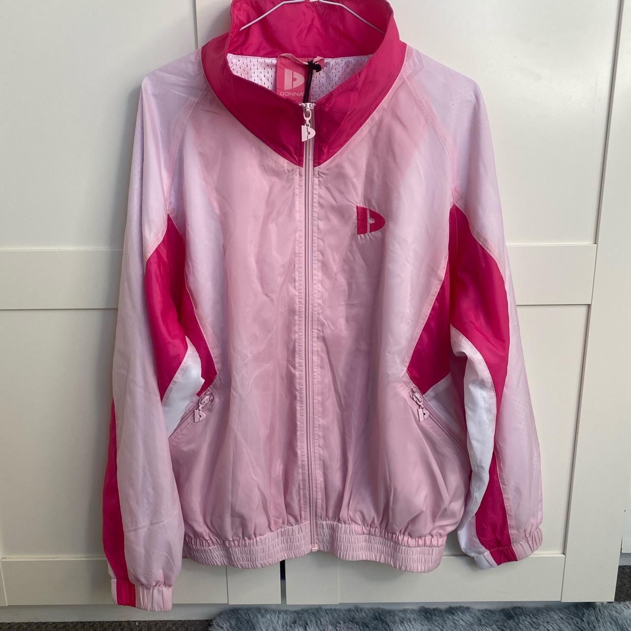 Donnay pink shell jacket Size M Brand new with... | Depop