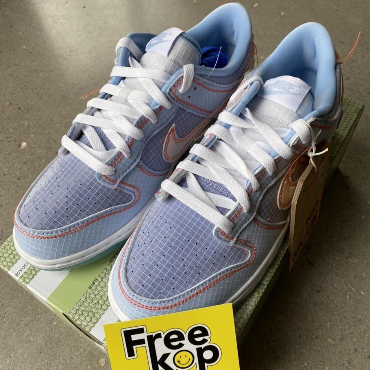 Union LA x Nike Dunk Low "Argon" Size: UK... - Depop