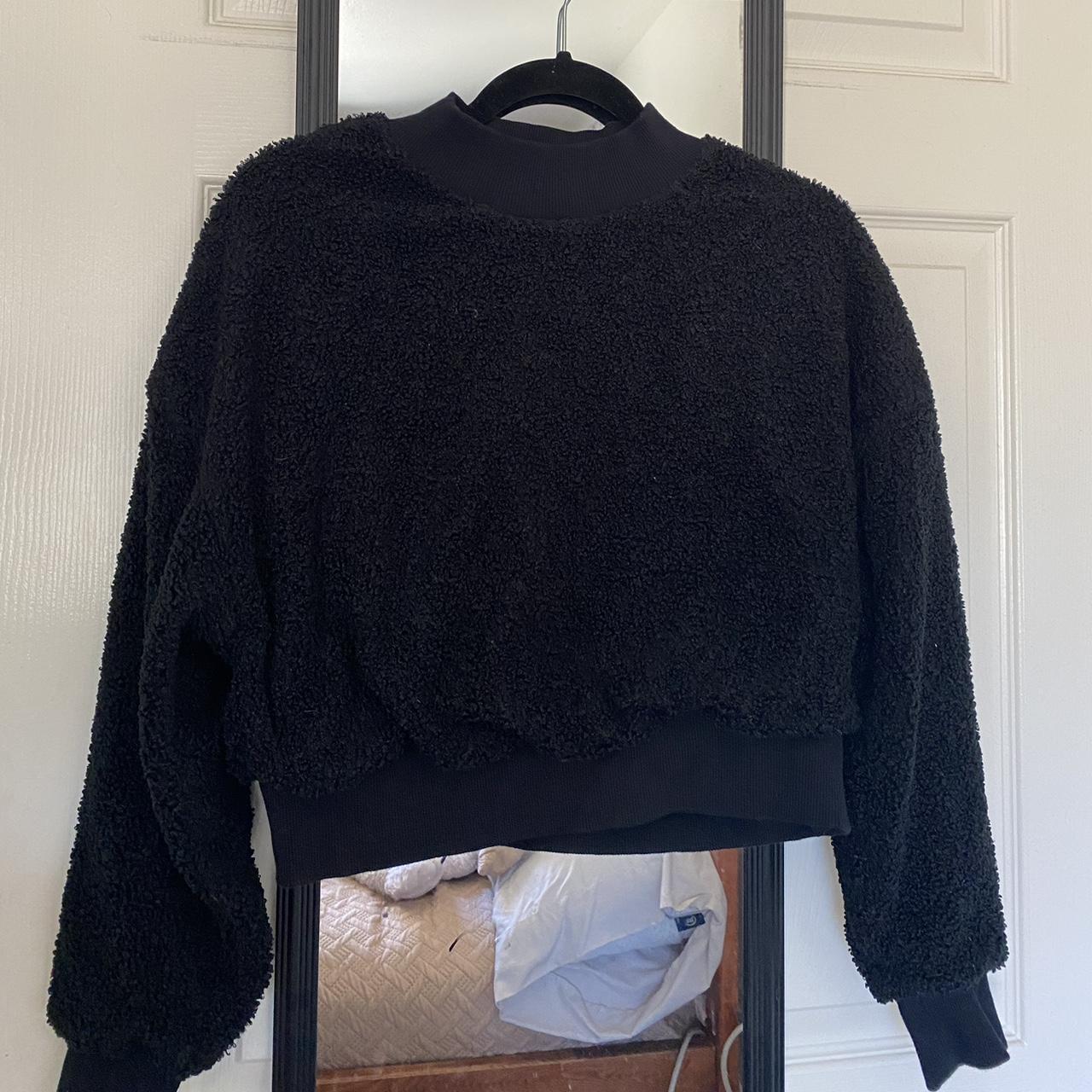Fabletics black gym sweater • good for workout •... - Depop