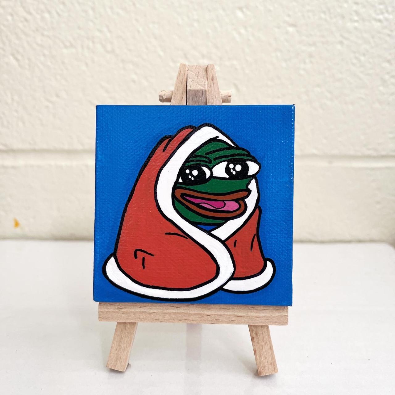 Peepoblanket Painting, Peepocozy, Twitch Emote,... - Depop