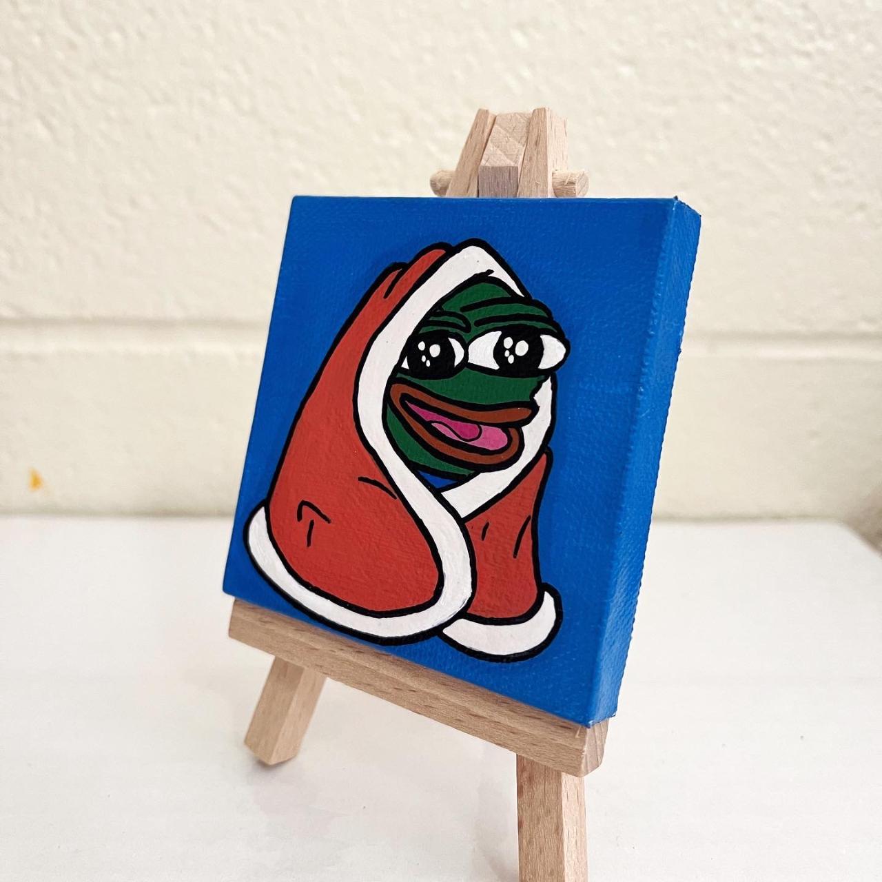 Peepoblanket Painting, Peepocozy, Twitch Emote,... - Depop