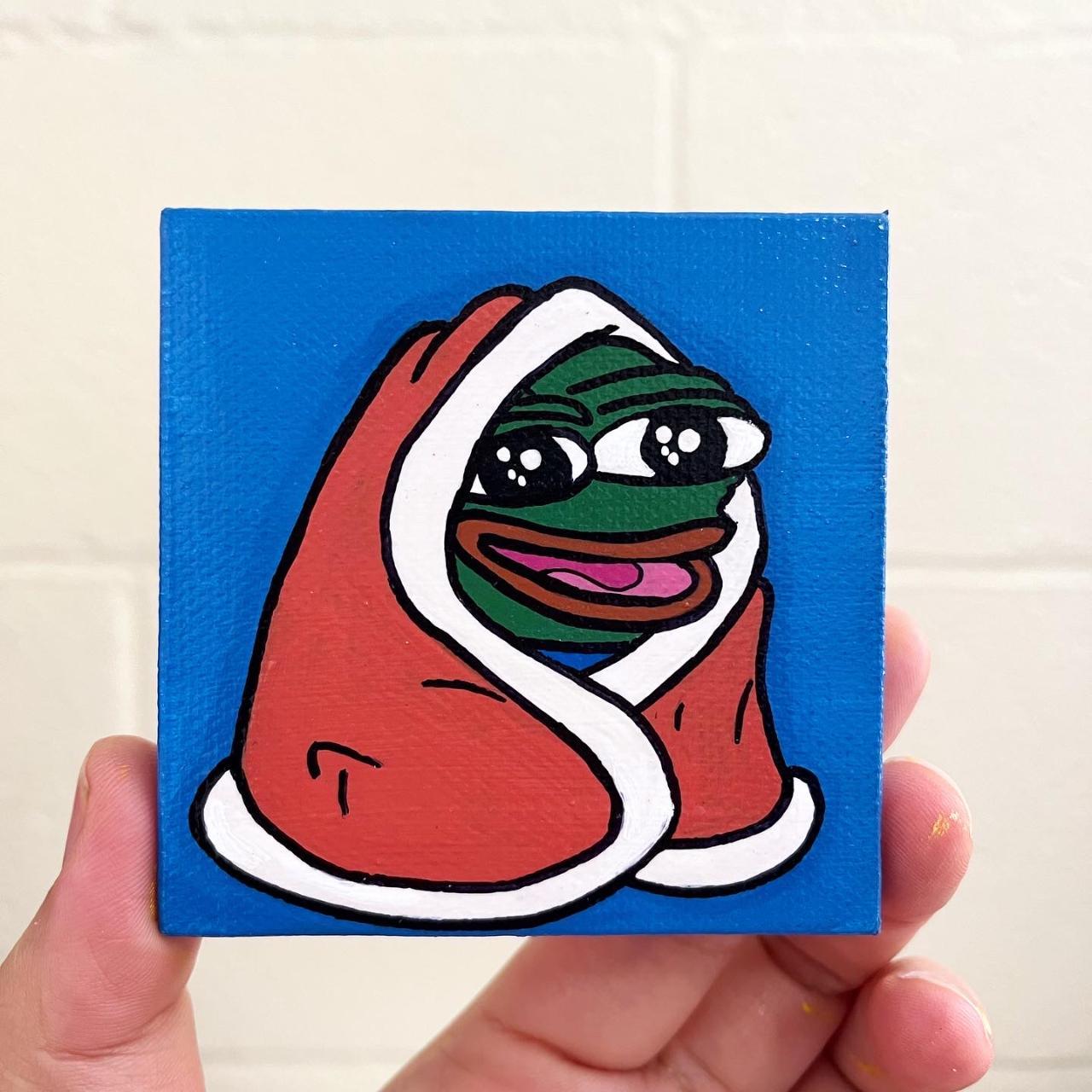 Peepoblanket Painting, Peepocozy, Twitch Emote,... - Depop