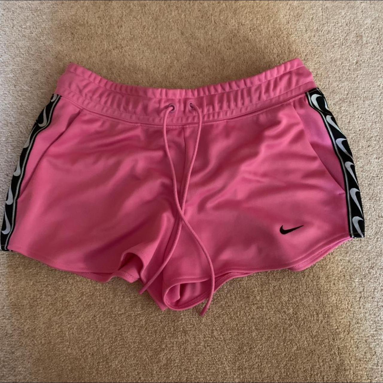 Vintage Pink Nike shorts Size small Worn multiple... - Depop