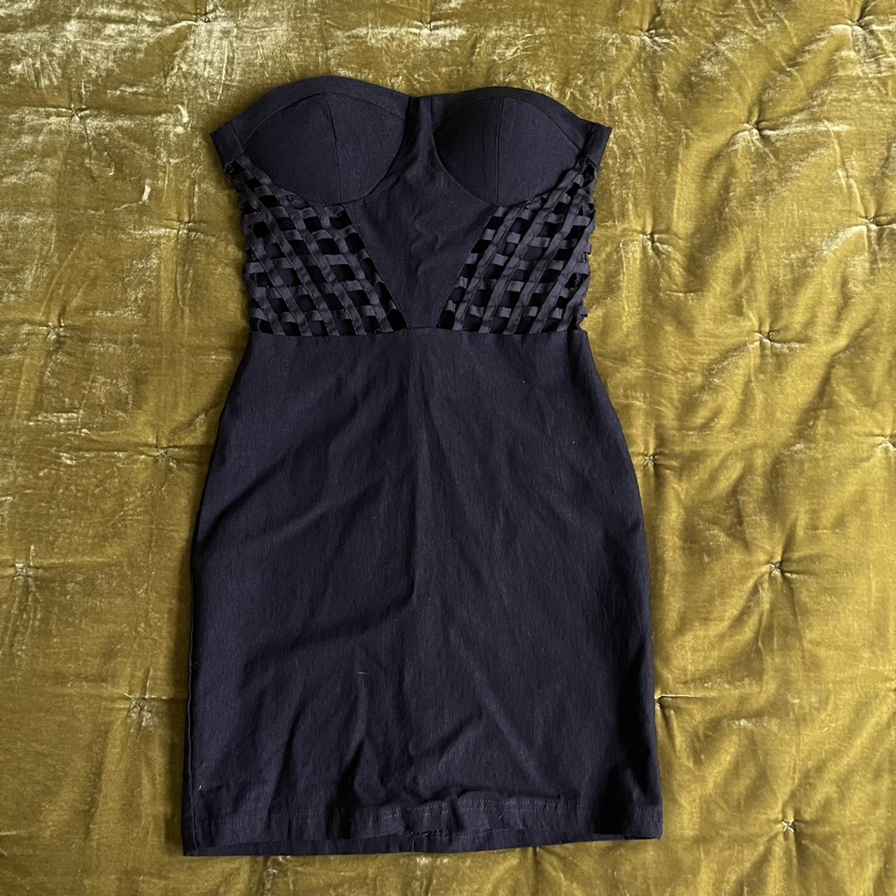 Body Central Women's Black Dress | Depop