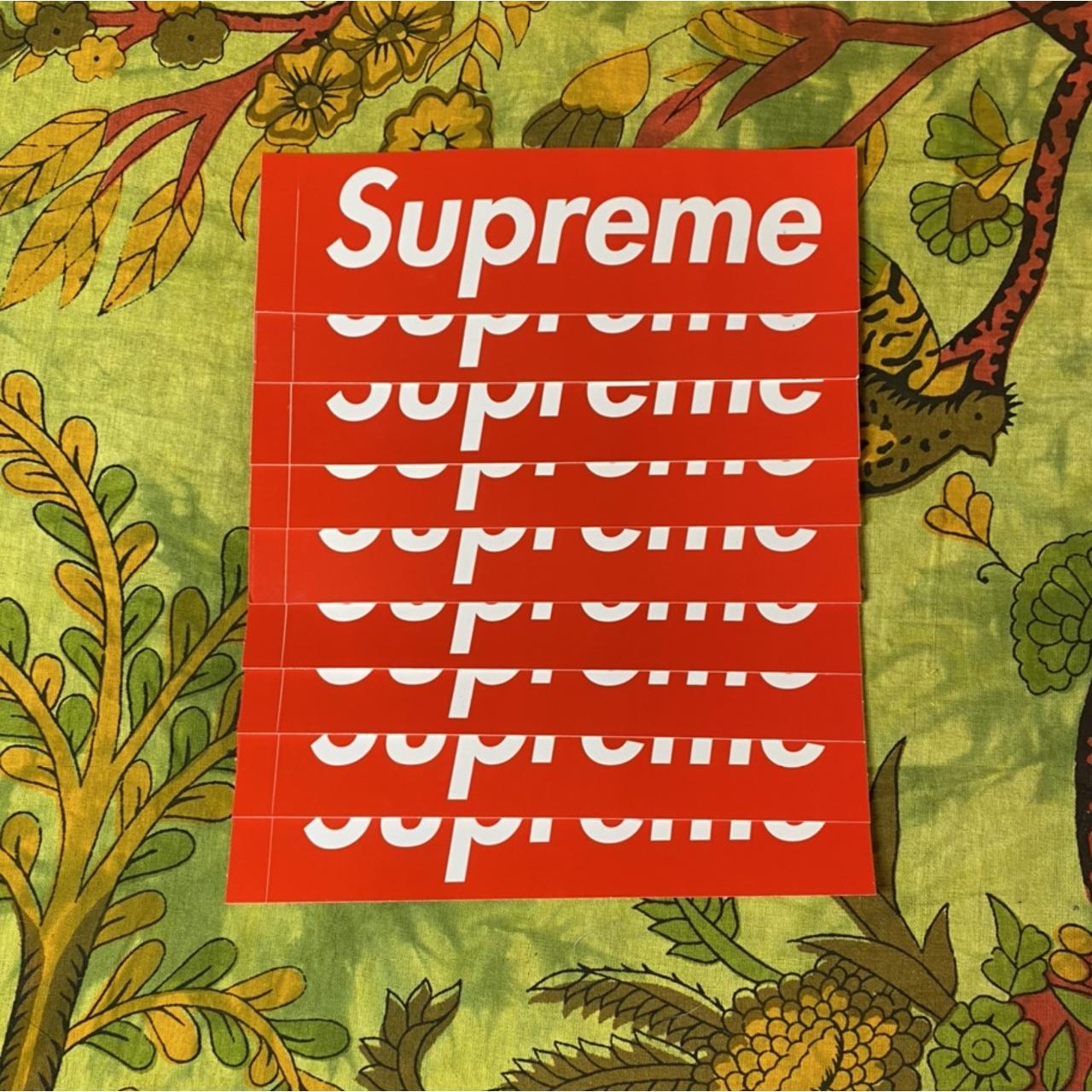 Supreme box logo stickers £1.50 each - Depop