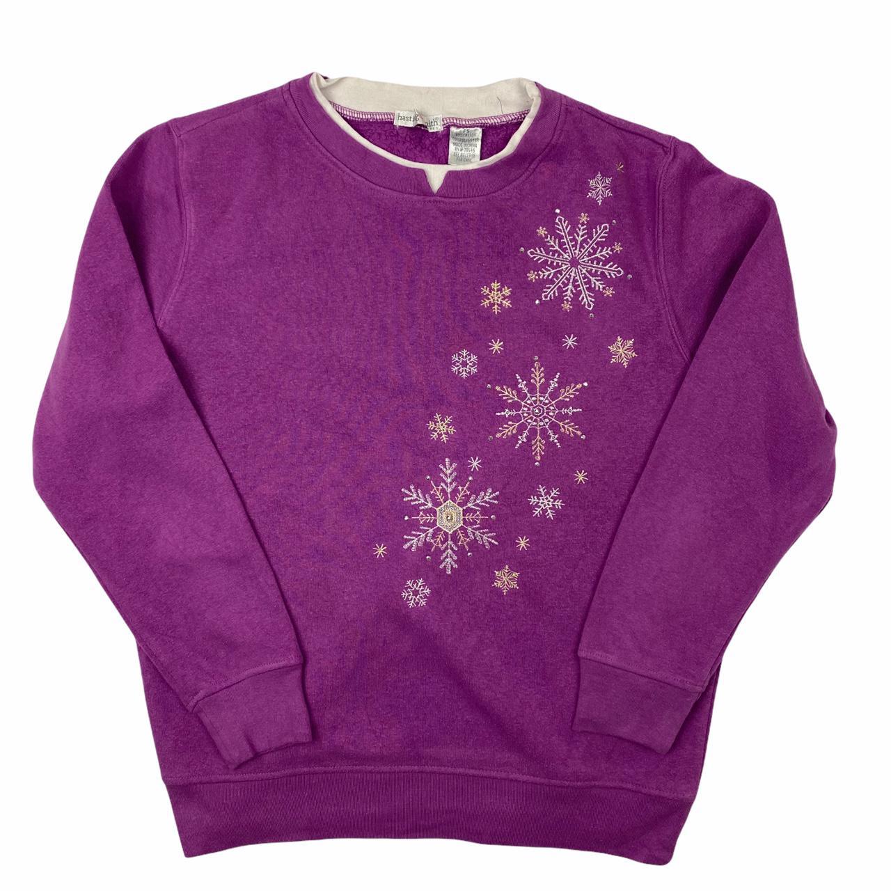 Women's Purple Sweatshirt | Depop