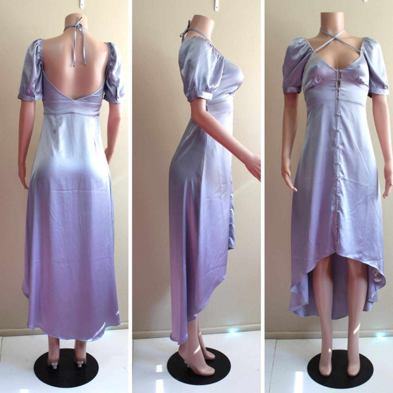 Gorgeous icy lavender blue dress by Forever 21 in... - Depop