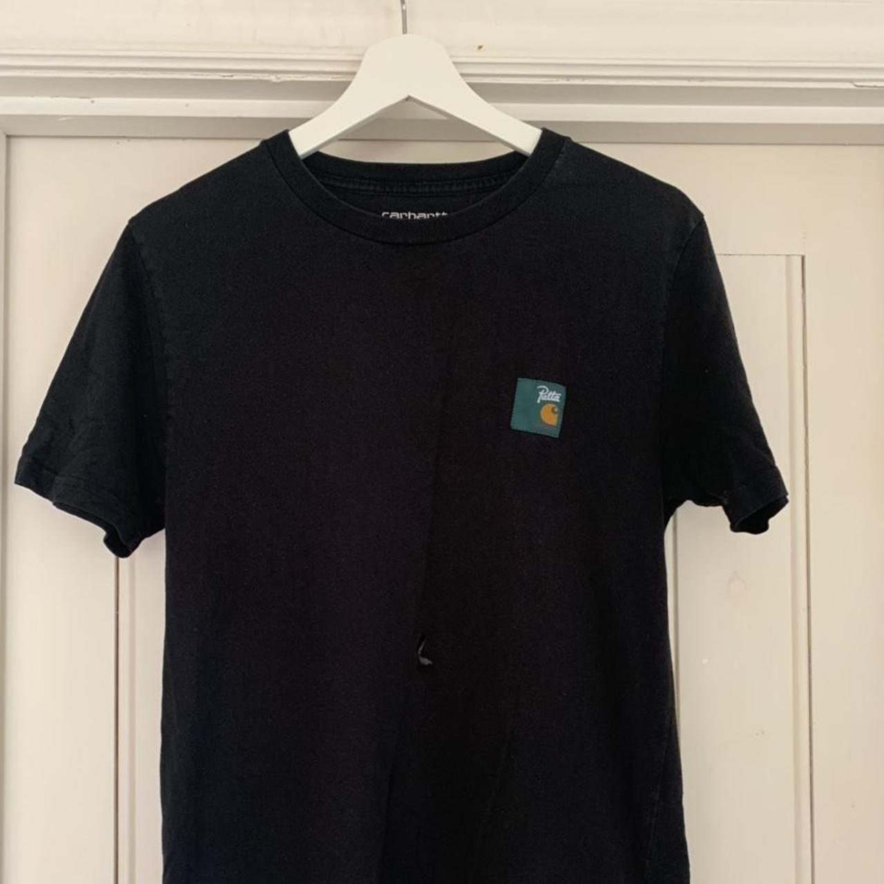 CARHARTT X PATTA TEE Black Size S Worn well with t... - Depop