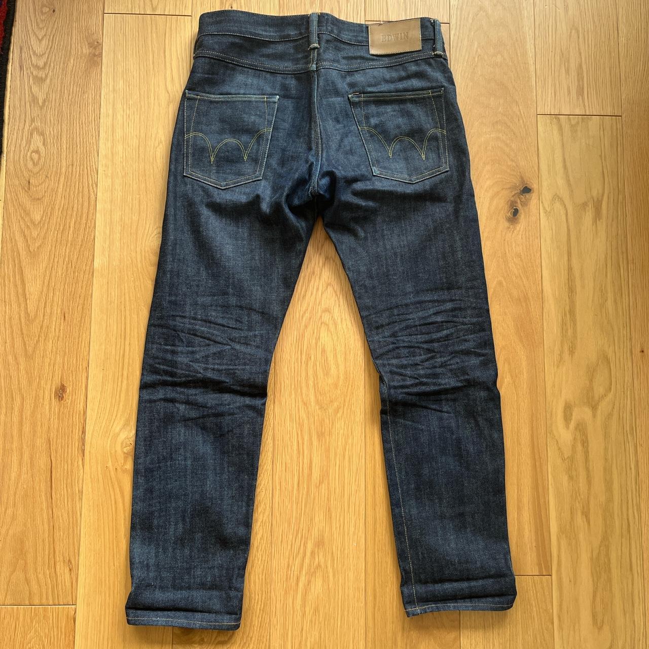 Edwin 55 Japanese Selvedge 30x32 shortened to a 31... - Depop