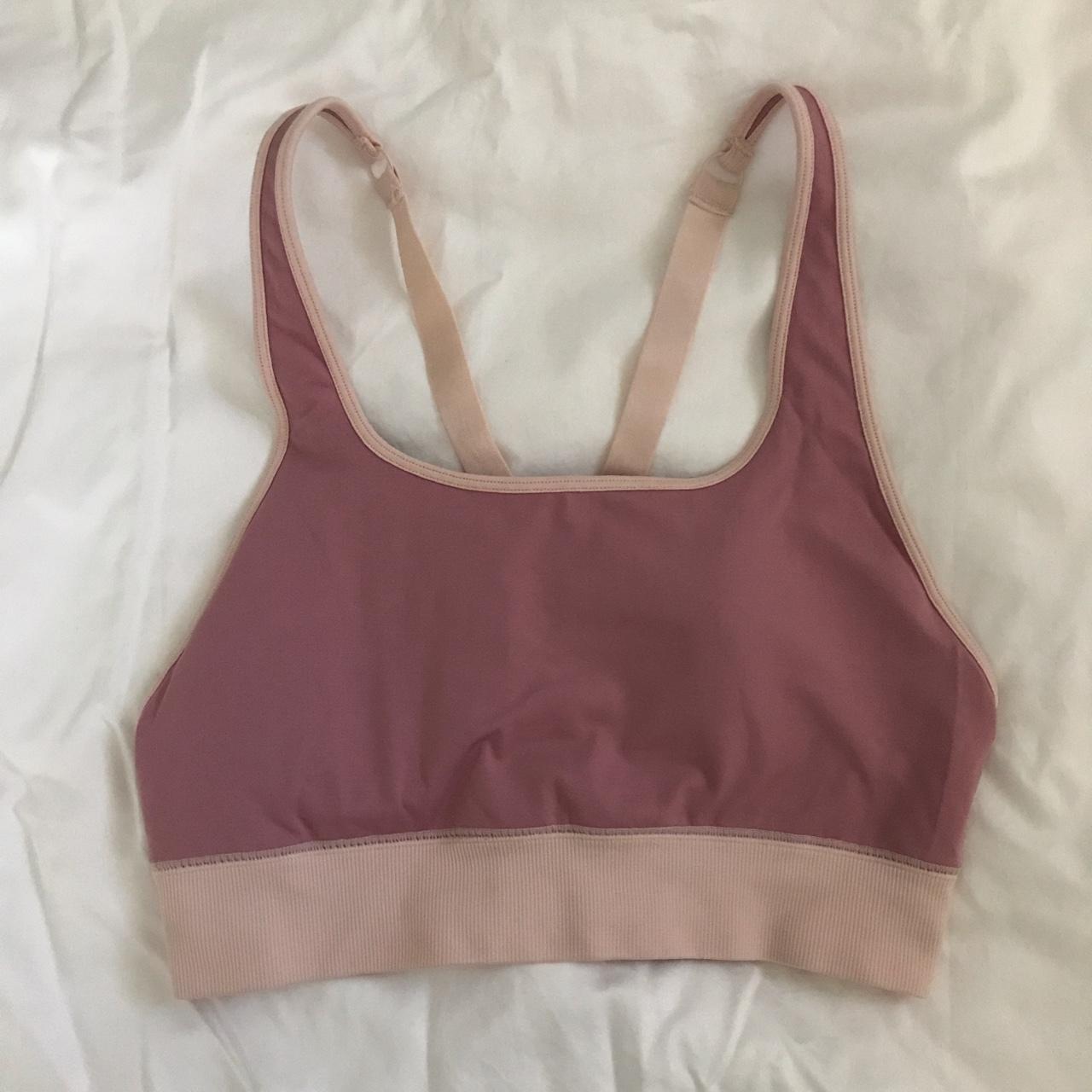 Fabletics Sports Bra - pink - size small - worn... - Depop