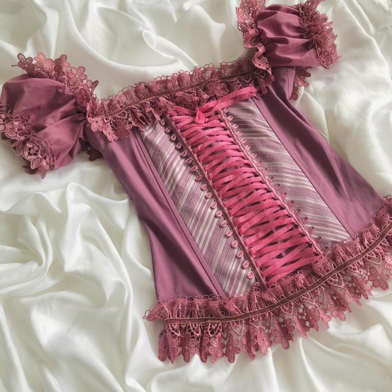 Insanely gorgeous princess aesthetic bustier. Loving... - Depop