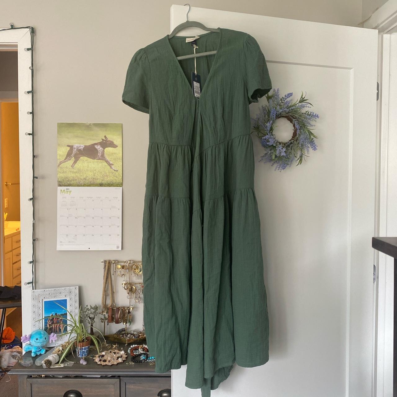 Target green dress. Brand new and never worn with... - Depop