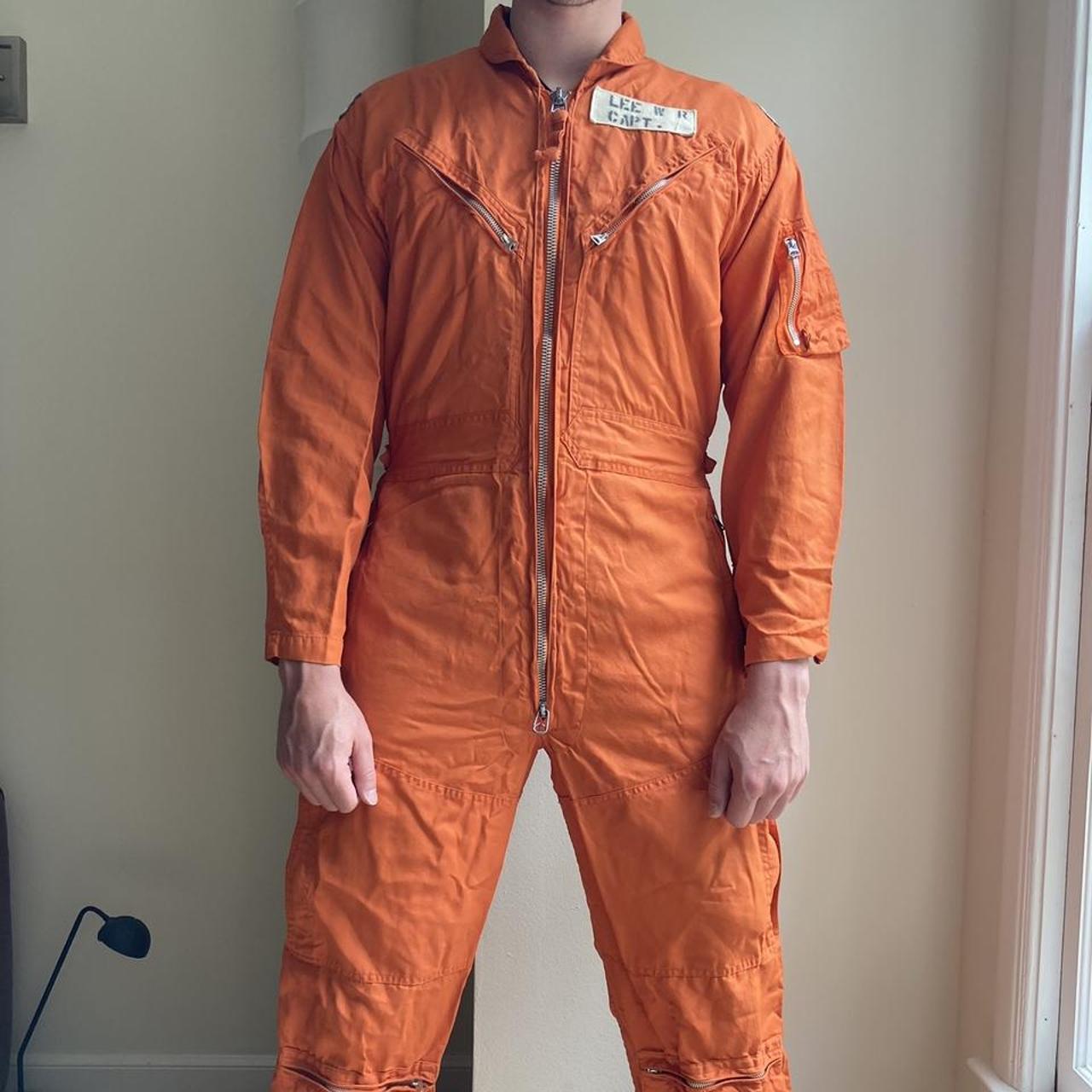 Flight Coveralls, Summer Weight, Flare Orange,... - Depop