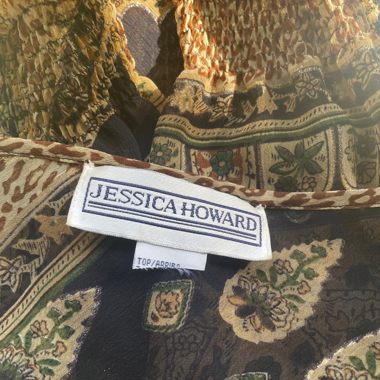 Boho Print See-Through Dress Details Casual... - Depop