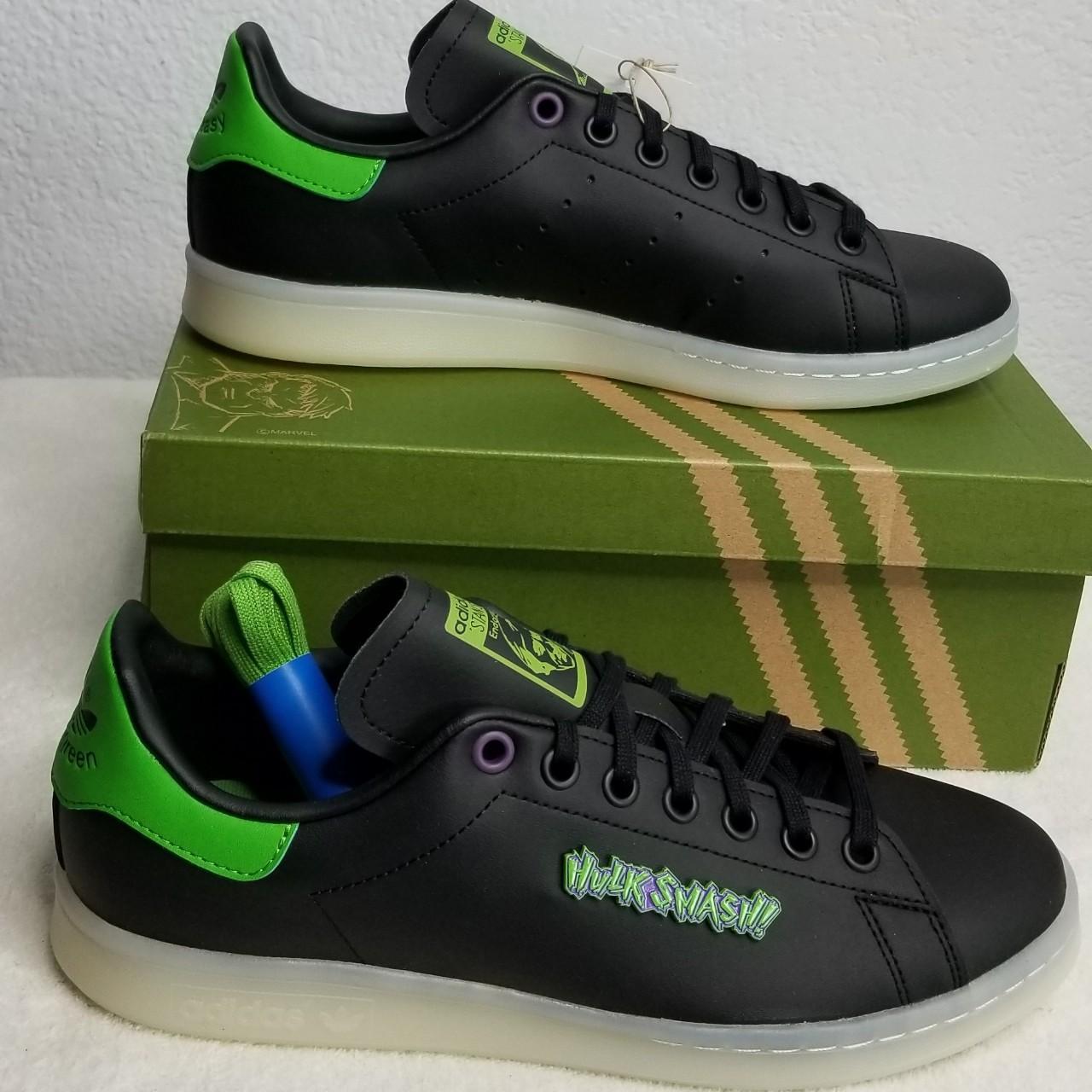 Adidas Originals Stan Smith Hulk Smash Sneaker Shoes... - Depop