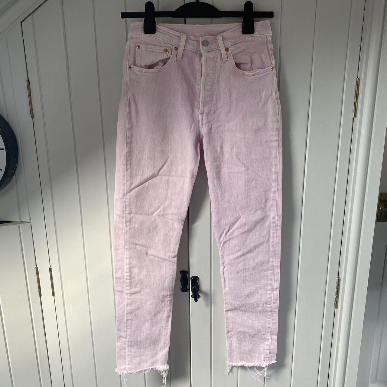 Levi's Women's Pink Jeans | Depop