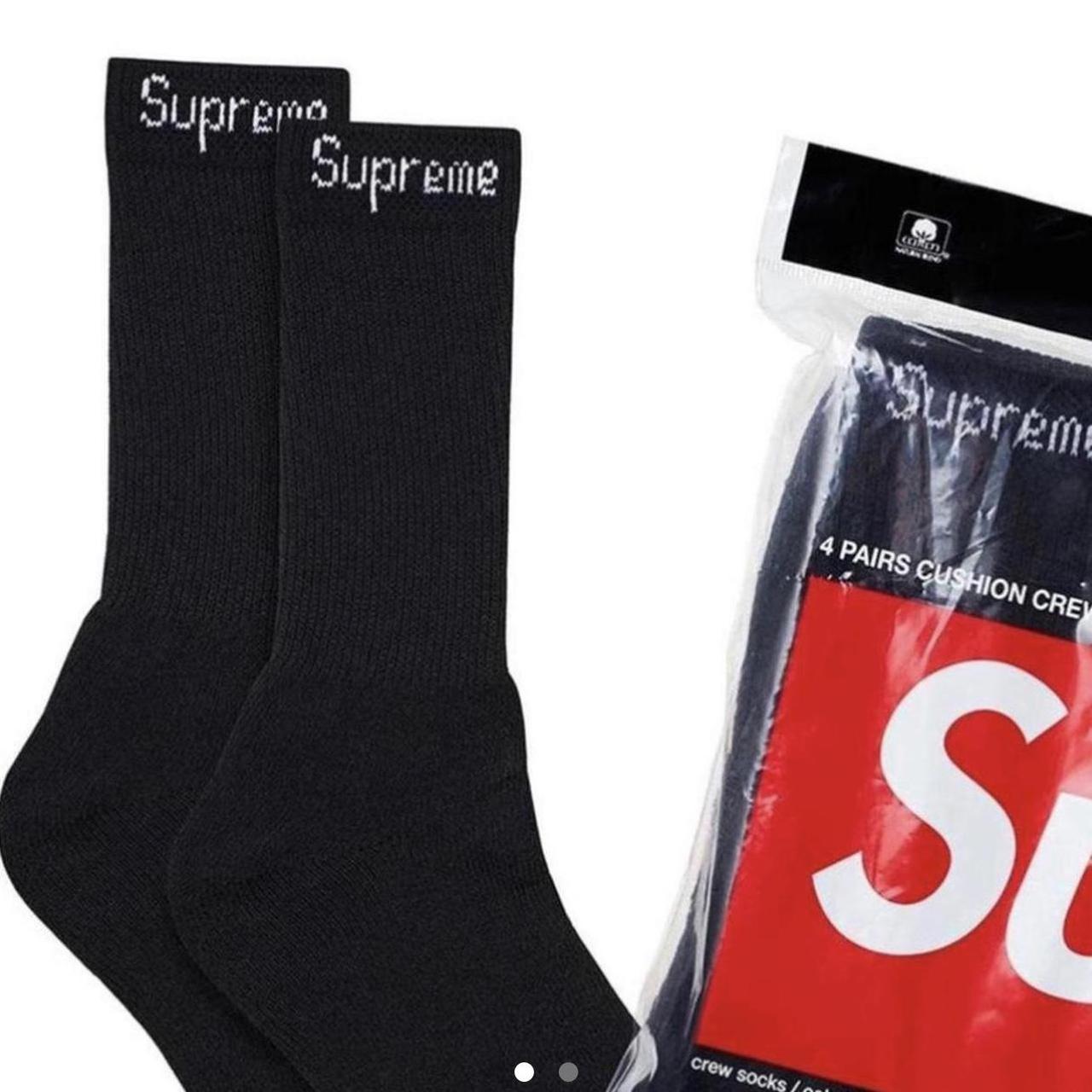 Supreme tube socks … 2 pair $25 colors…. Only olive... - Depop