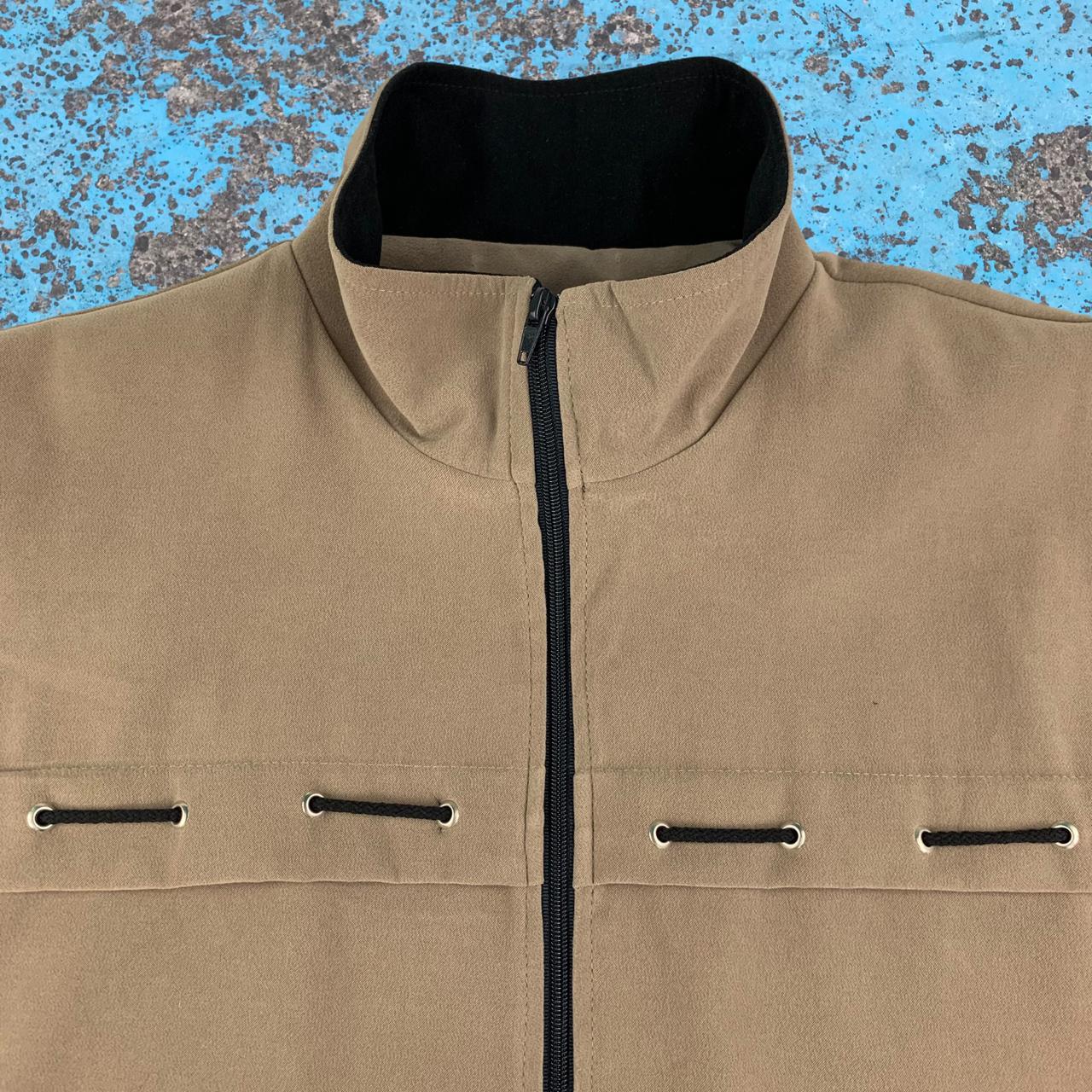 Men's Tan and Cream Gilet | Depop