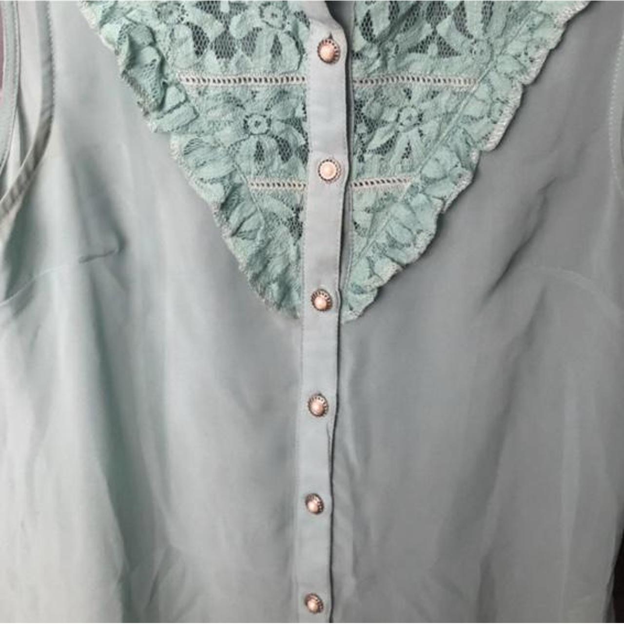 New Look Women's Blue Blouse | Depop