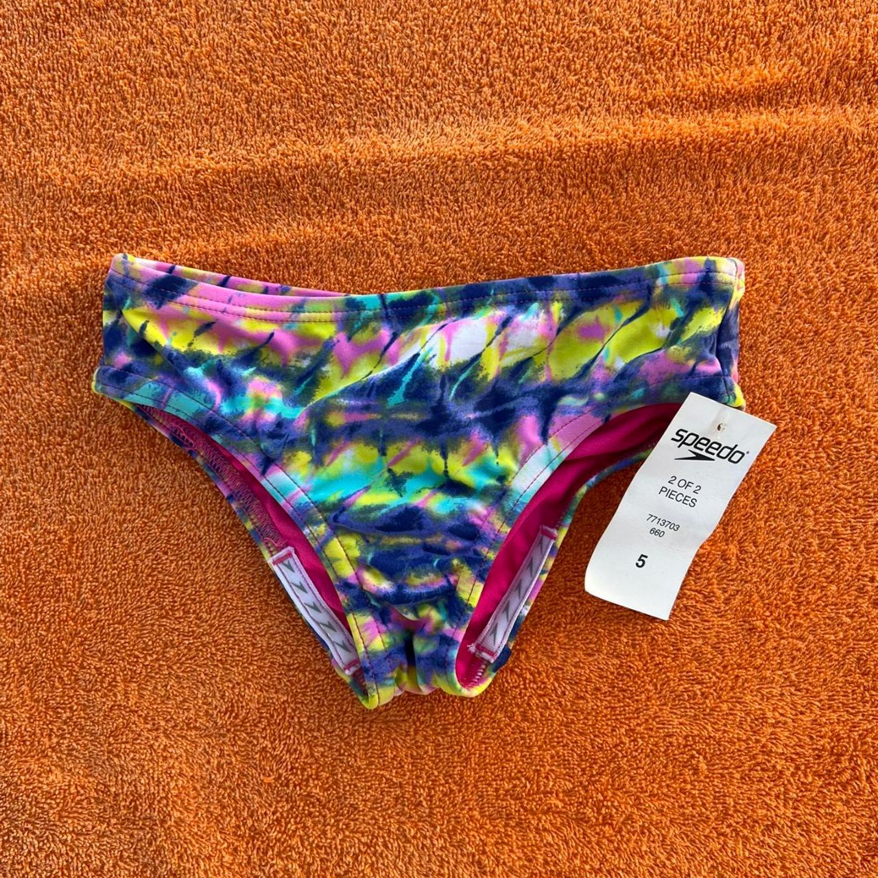 Speedo Multicolor Girls Swimming Bottoms Size 5 - Depop