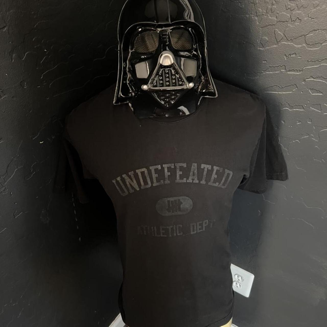 Undefeated black logo T shirt #undefeated - Depop