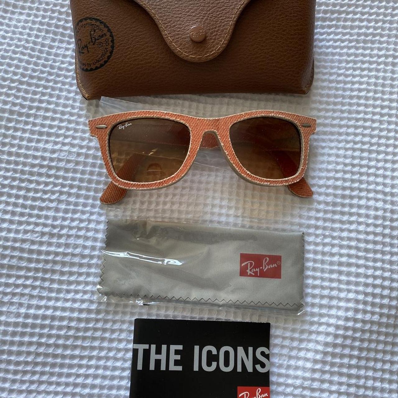 Ray-Ban Women's Orange Sunglasses | Depop