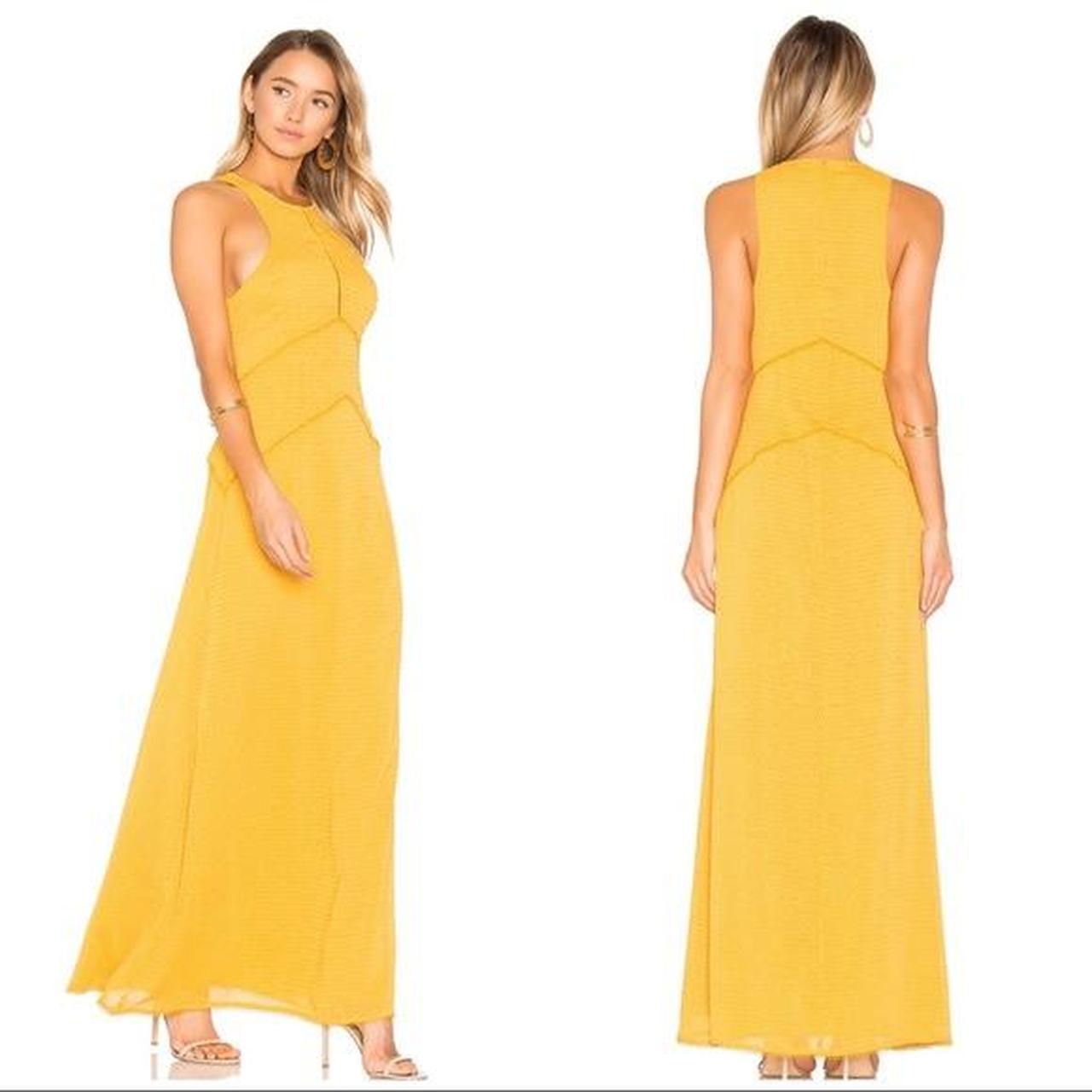 House of Harlow x Revolve Yellow Maxi Dress; US8... - Depop