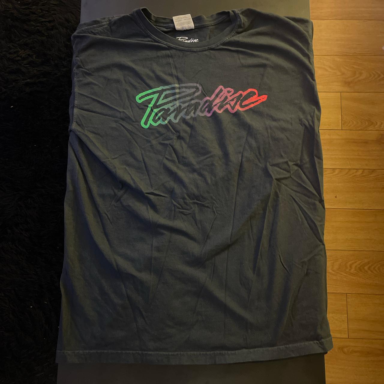 Paradise Men's Black T-shirt | Depop