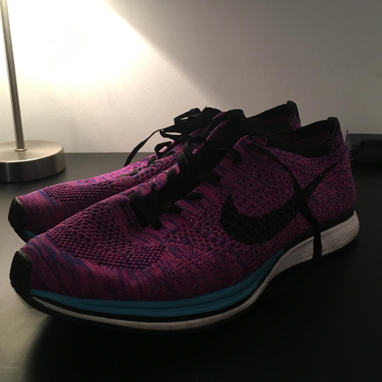 Purple Nike racers. Excellent condition. Size 10. - Depop