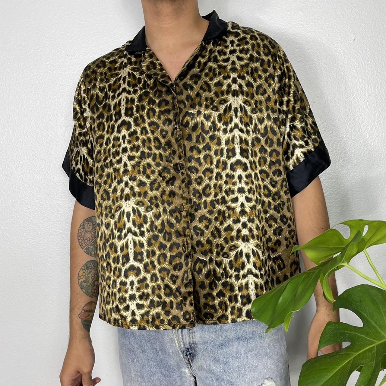 Men’s Vintage graphic shirt button down MENS... - Depop