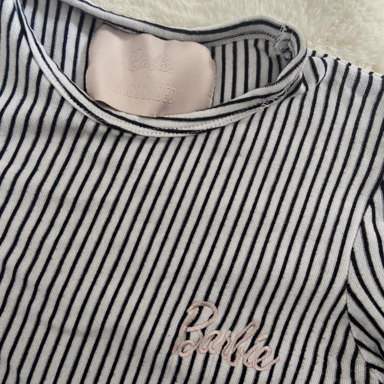 Missguided x Barbie body suit • black and white... - Depop