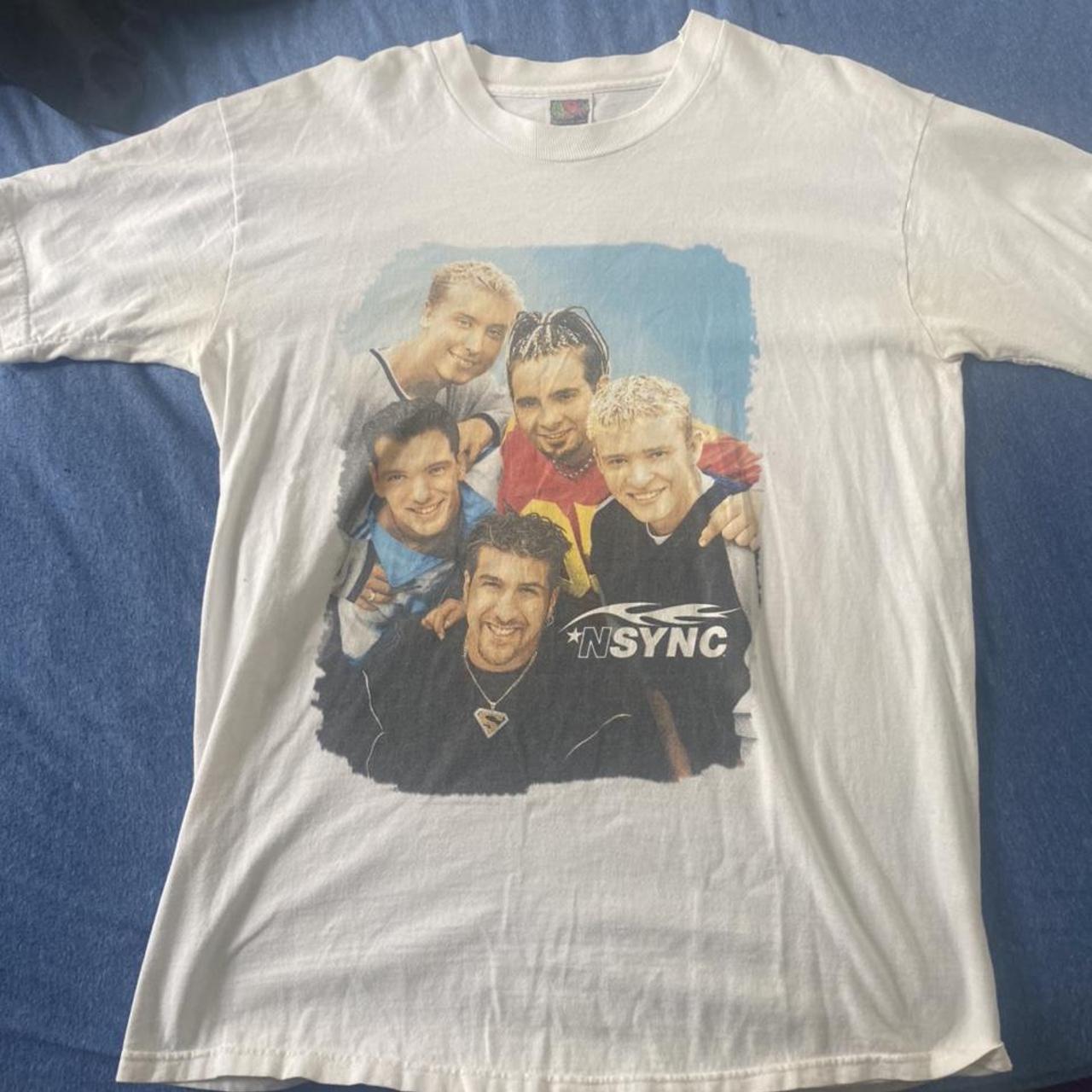 Nsync Vintage Boy Band Tshirt Size Large #nsync... - Depop