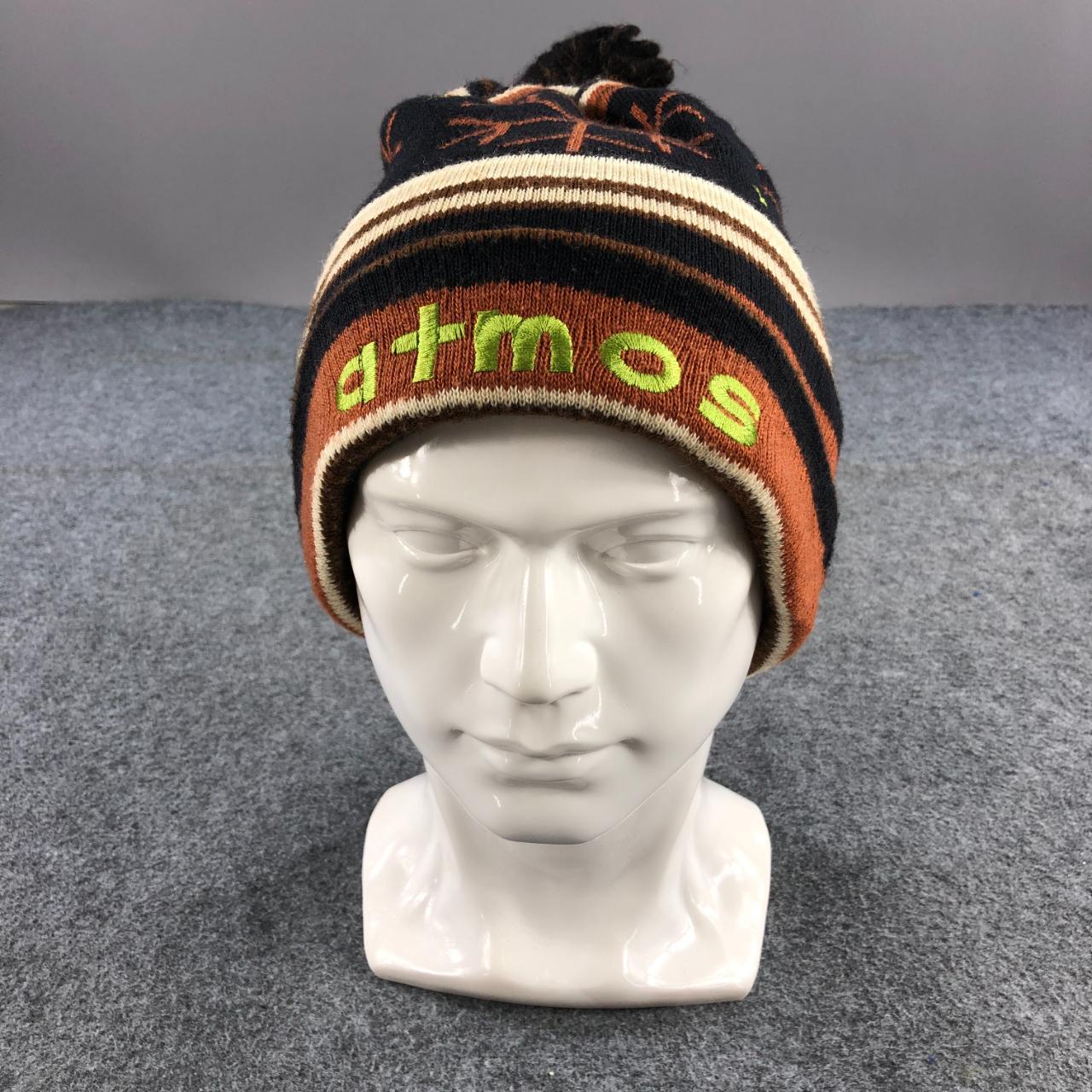 Atmos Snow Crystal Bobble Beanie Snow Cap Hats... - Depop